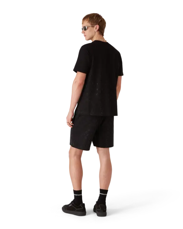 Casablanca Crystal Monogram Sweatshorts - Multicolor