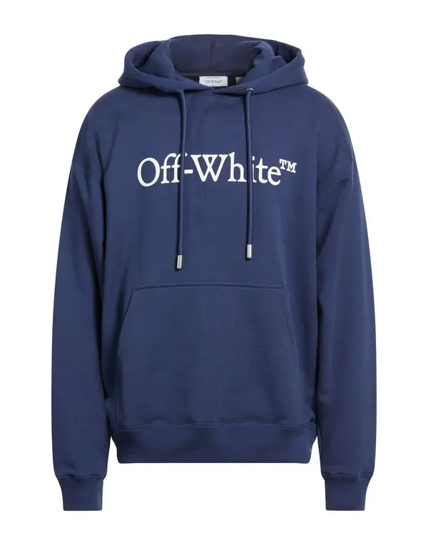 OFF-WHITE™ Cotton Blend Sweatshirt - Navy