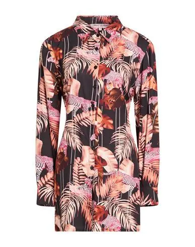 CONNOR & BLAKE Long Floral-print Twill Shirt - Blush