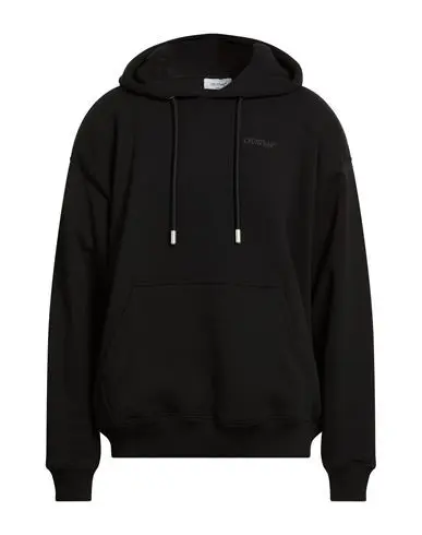 OFF-WHITE™ Cotton-blend Logo Hoodie - Black