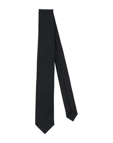 Dunhill Necktie In Wool And Elastane - Black