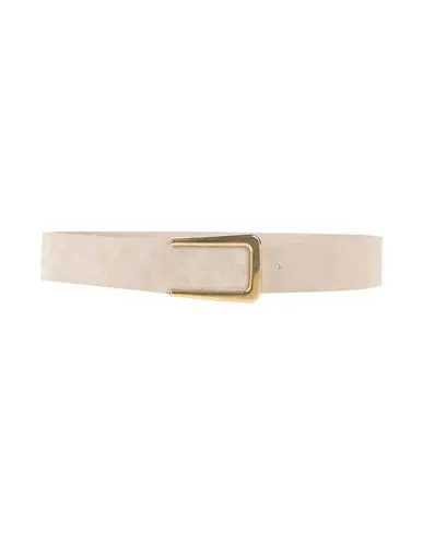Brunello Cucinelli Light Leather Belt - Grey