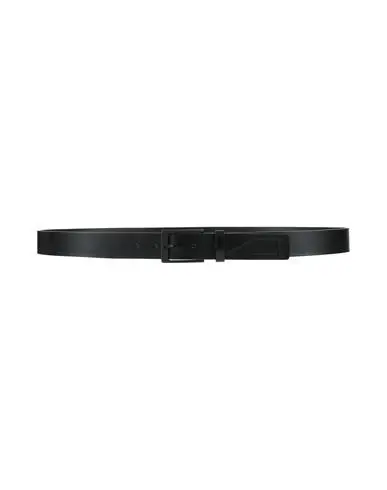 PIQUADRO Leather Belt - Black