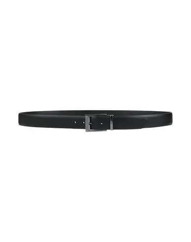 PIQUADRO Leather Belt - Black