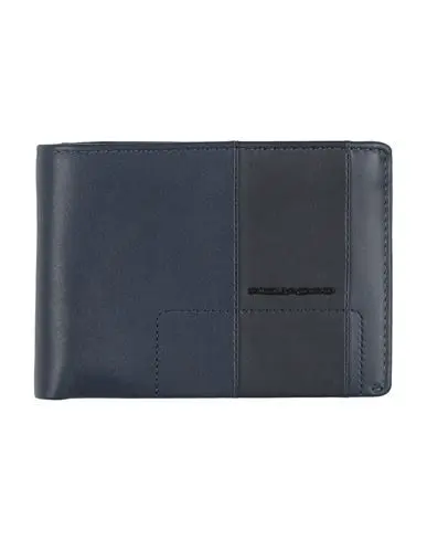 PIQUADRO Wallet Midnight Cow Leather - Blue