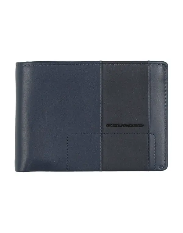 PIQUADRO Wallet Cow Leather - Blue