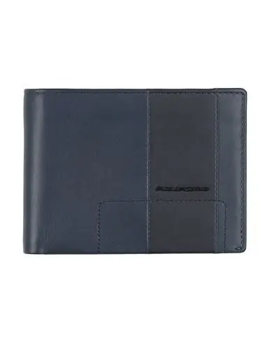 PIQUADRO Wallet Midnight Cow Leather - Blue
