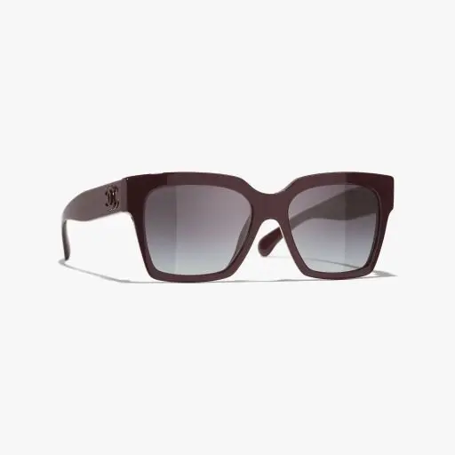 Chanel Butterfly Sunglasses - Burgundy