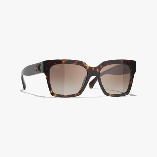 Chanel Butterfly Sunglasses - Tortoise