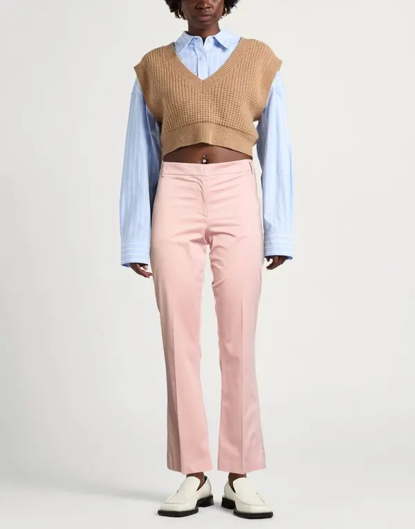 DRUMOHR Bootcut Twill Pants - Pink
