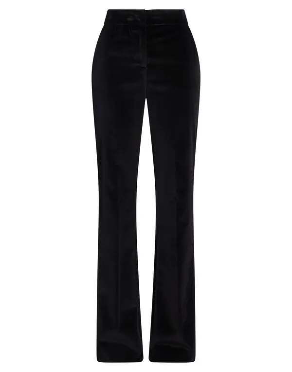 DRUMOHR Cotton Velvet Flared Pants - Black
