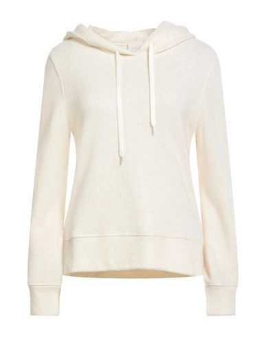 120% Lino Knitted Hooded Sweater - Cream