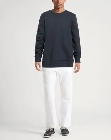 Kiton Cotton-blend Flocked Sweatshirt - Navy