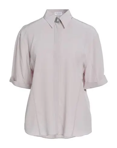 Brunello Cucinelli Chiffon Embellished Shirt
