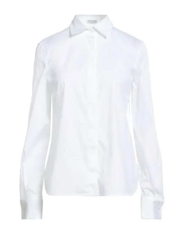 Brunello Cucinelli Cotton And Polyamide Blend Shirt - White