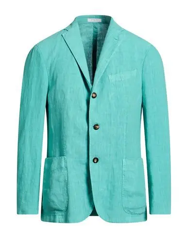 Boglioli Blazer Turquoise Size Linen
