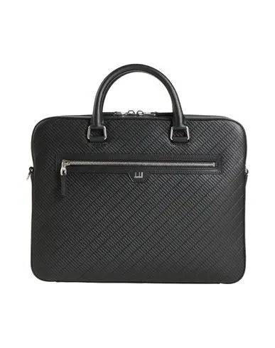 Dunhill Leather Computer Bag - Black