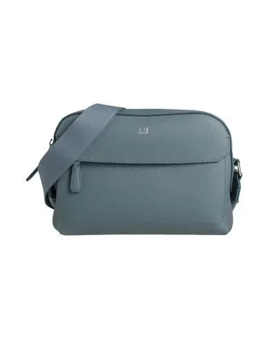 Dunhill Pebbled-leather Camera Bag - Blue