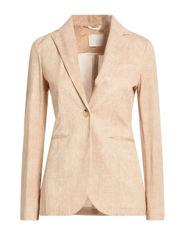 CIRCOLO 1901 Single-breasted Blazer - Beige