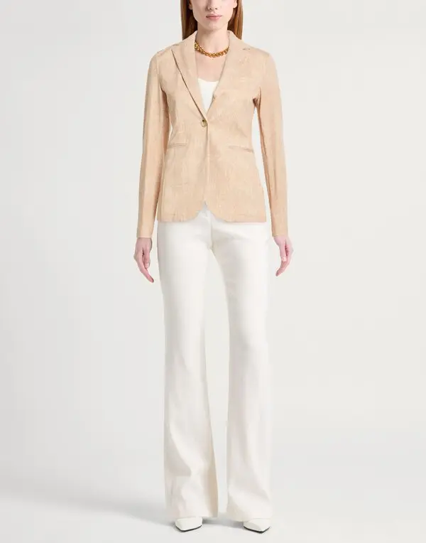 CIRCOLO 1901 Single-breasted Blazer - Beige