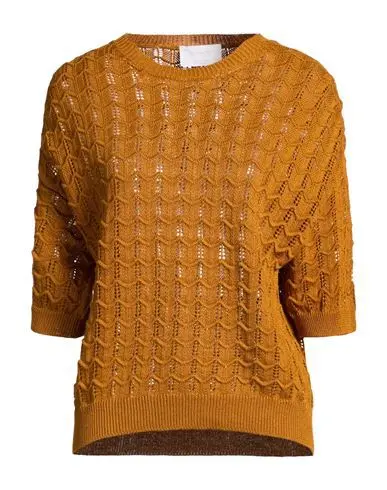 DANIELE FIESOLI Knitted Linen-cotton Sweater - Camel