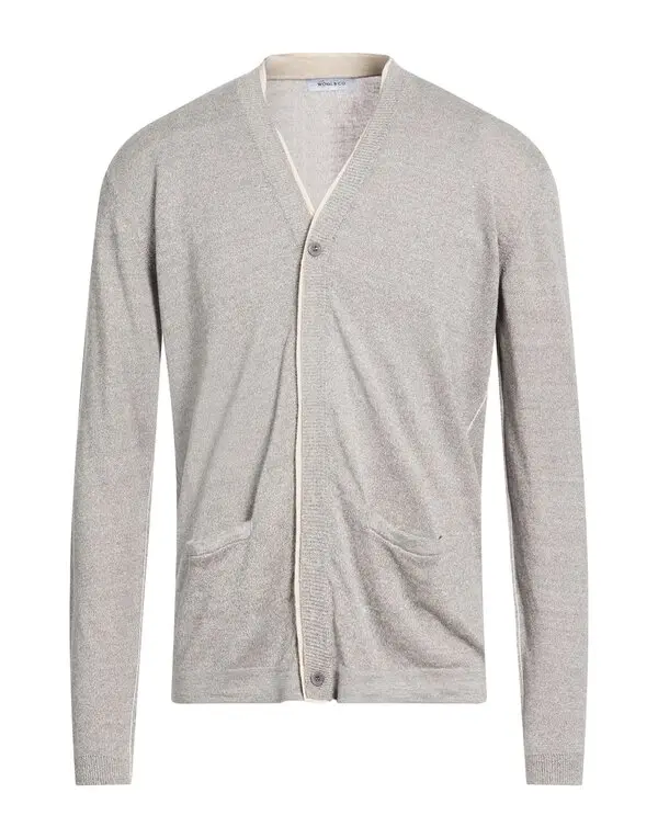 WOOL & CO Knitted Cardigan - Grey
