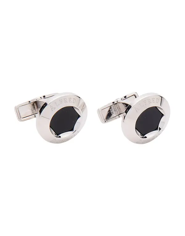 Dunhill Cufflinks And Tie Clips Steel