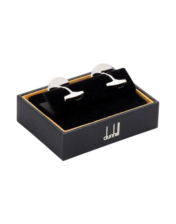 Dunhill Cufflinks And Tie Clips Steel