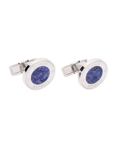 Dunhill Cufflinks And Tie Clips Steel - Blue