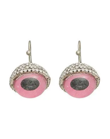 Marni Earrings With Crystal Detail - Pink