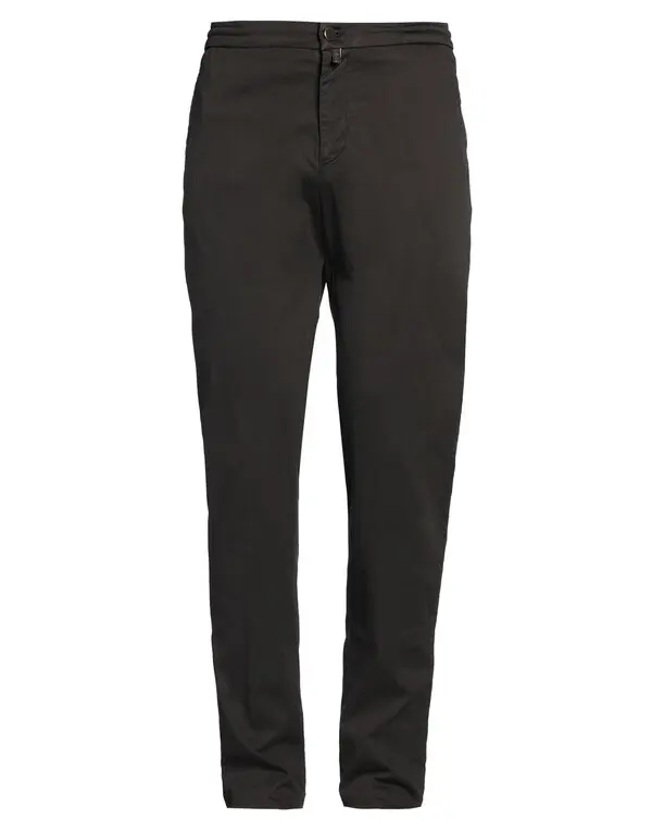 Kiton Tapered Leg Casual Pants - Black