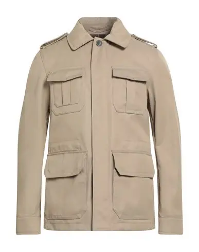 Montedoro Safari Jacket In Polyester, Cotton, And Polyurethane - Beige