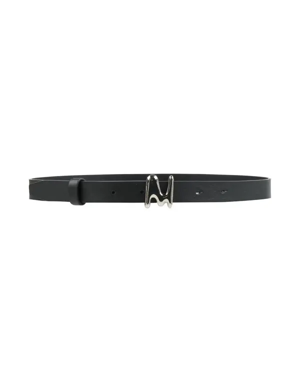 MSGM Calfskin Leather Belt