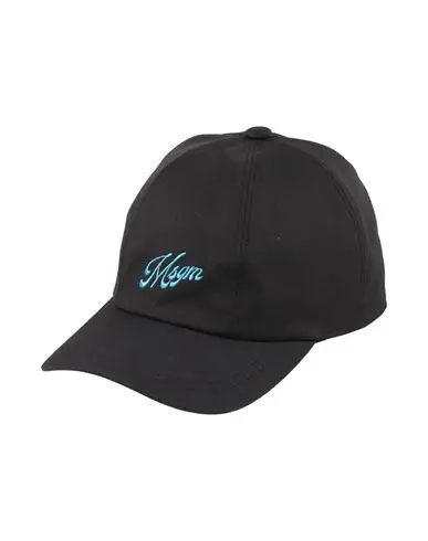 MSGM Cotton Blend Baseball Cap - Black