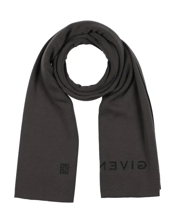 Givenchy Scarf Charcoal Wool - Grey