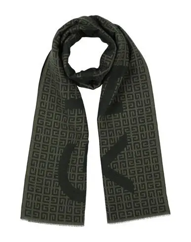 Givenchy Scarf Sand Wool, Virgin Wool, Silk - Green