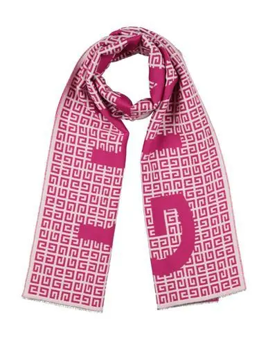 Givenchy Scarf Wool, Virgin Wool, Silk - Magenta