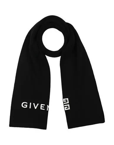 Givenchy Scarf Cream Wool, Cashmere - Black