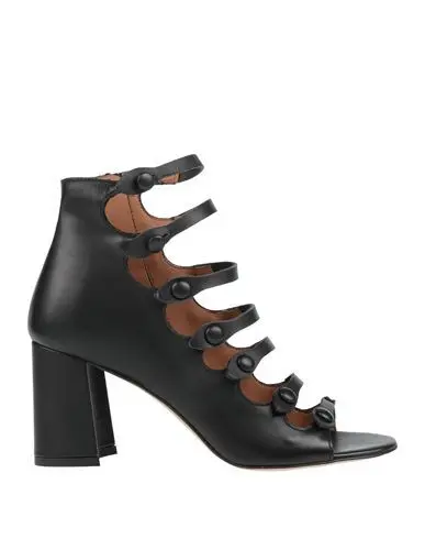 OVYE Leather Open-toe Ankle Boots