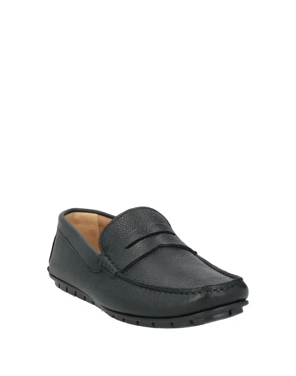 BALDININI Leather Loafers - Black