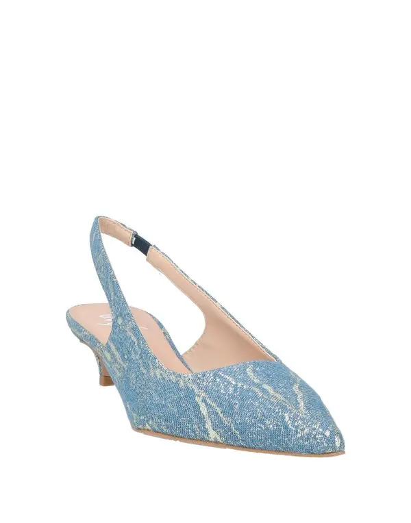 OVYE Textile Slingback Pumps