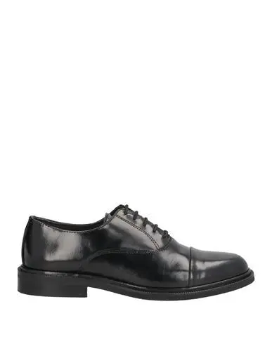 BALDININI Lace-up Glossed-leather Oxford Shoes
