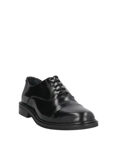 BALDININI Lace-up Glossed-leather Oxford Shoes