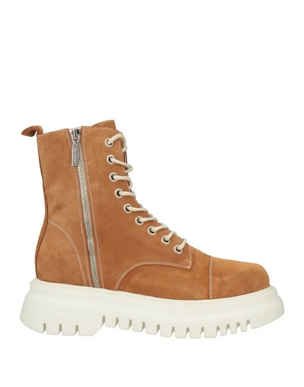 BALDININI Suede Ankle Boots With Zipper Fastening