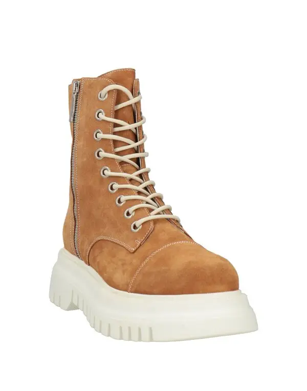 BALDININI Suede Ankle Boots With Zipper Fastening