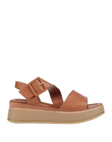 OVYE Leather Wedge Sandals