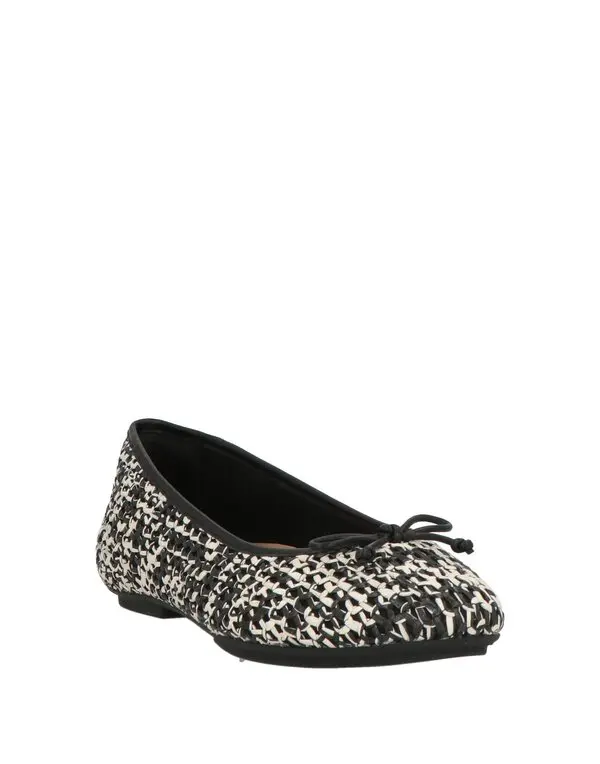 Fitflop Synthetic Material And Leather Ballet Flats With Bow Detail