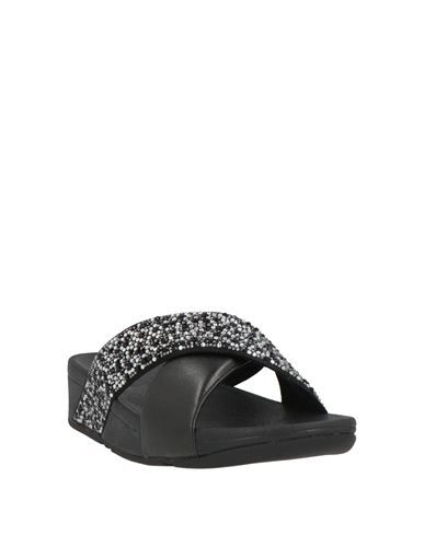 Fitflop Crystal Embellished Wedge Sandals - Black