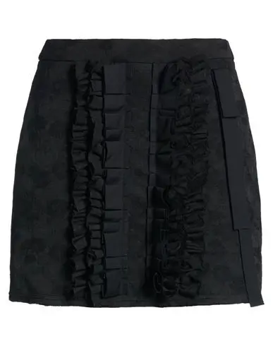 MSGM Mini Pencil Skirt With Lace
