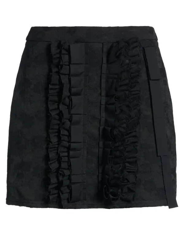 MSGM Mini Pencil Skirt With Lace